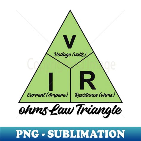 Electrical Ohms Law Triangle Formula Chart For Electrical En Inspire