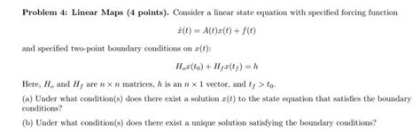 Solved Problem Linear Maps Points Consider A Linear Chegg