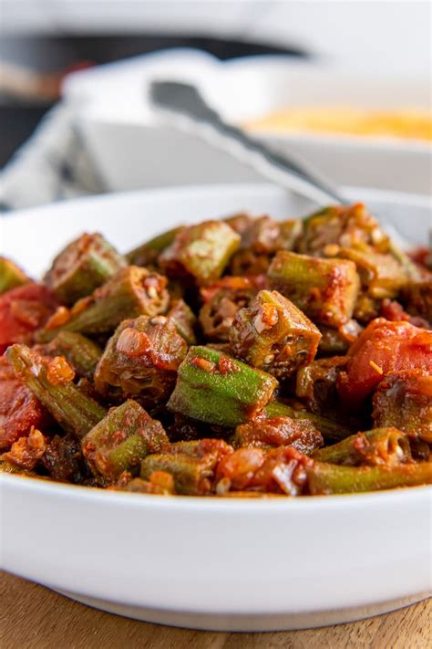 Stewed Okra And Tomatoes Easy Dinner Ideas