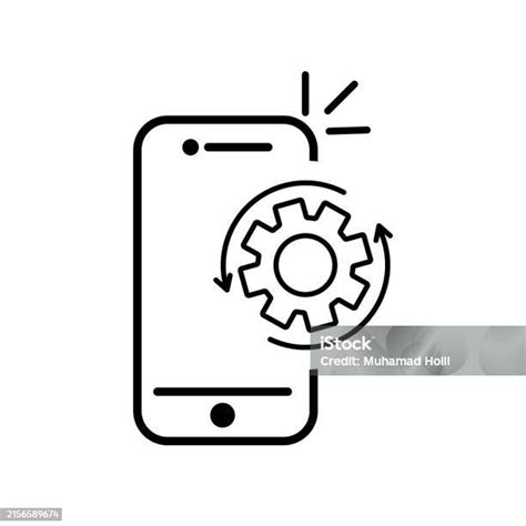 電話メッセージアイコン電話のテキストsms電話バブルメール白い背景に細い線の記号 Guiのベクターアート素材や画像を多数ご用意 Gui