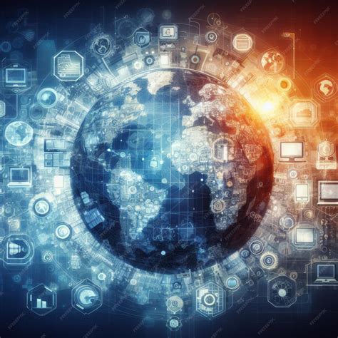 Premium Photo World Map Global International Globalisation Concept