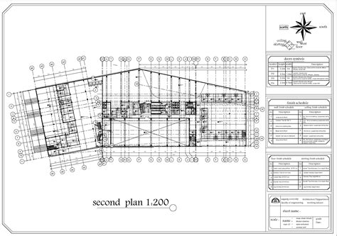 Library Working Drawing Project On Behance