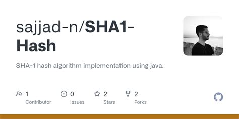 SHA1 Hash SHA1 Java At Master Sajjad N SHA1 Hash GitHub