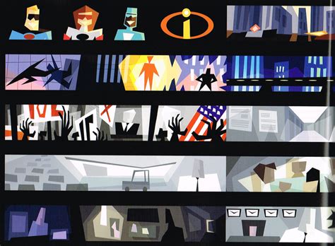 The Incredibles Color Scripts — Art And Animation