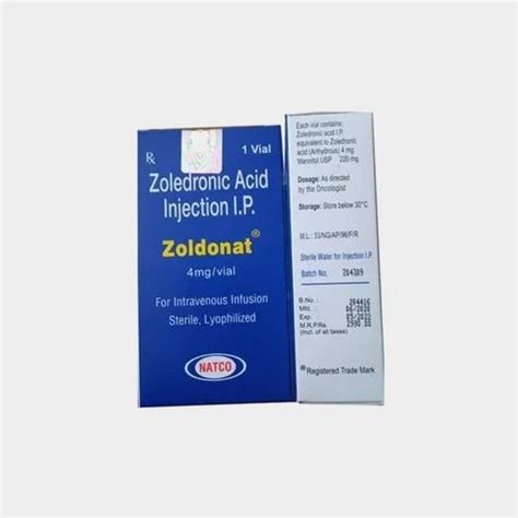 Zoldonat Zoledronate Injection At ₹ 299550vial Zoldonat Vial In
