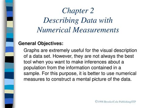 Ppt Chapter 2 Describing Data With Numerical Measurements Powerpoint