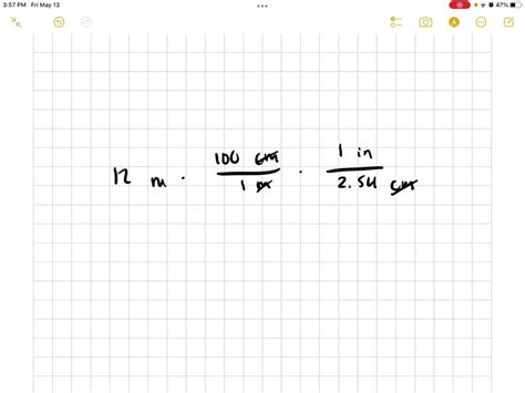 Solved In One Meter There Are 100 Centimeters What Is The Equivalent