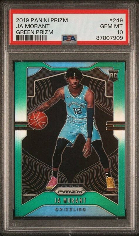 Ja Morant Prizm Green PSA Price Guide Sports Card Investor