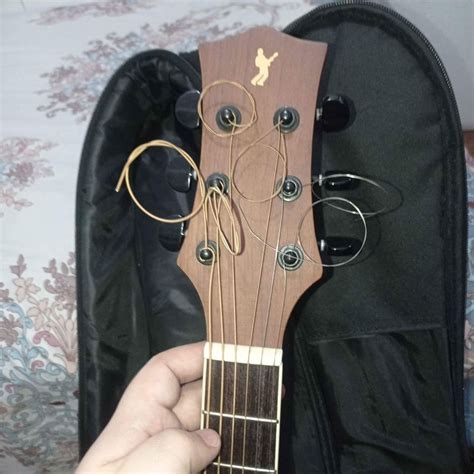 Rj Mini Premium Travel Series Acoustic Electric Guitar Koa Rare