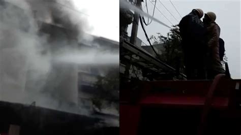 Fire Breaks Out At Shoe Factory In Delhis Narela 22 Tenders Rushed To