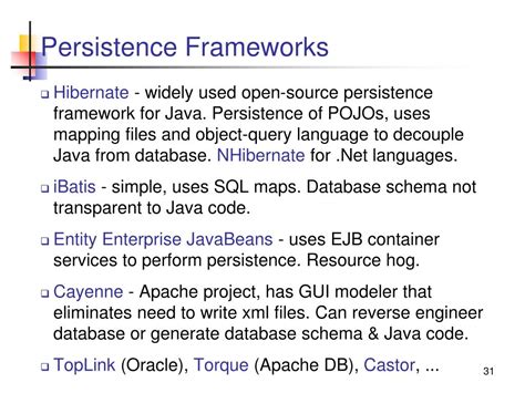 Ppt Data Persistence And Object Relational Mapping Powerpoint Presentation Id1934974