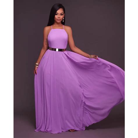 2017 Bohemian Summer Sleeveless Long Dress Women Sexy O Neck Spaghetti