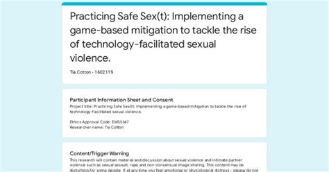 Sam Leonard On Linkedin Practicing Safe Sex T Implementing A Game Based Mitigation To Tackle The…