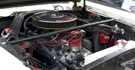 Ford Shelby Mustang Gt 350 Engine Bay Close Up Free Stock Video