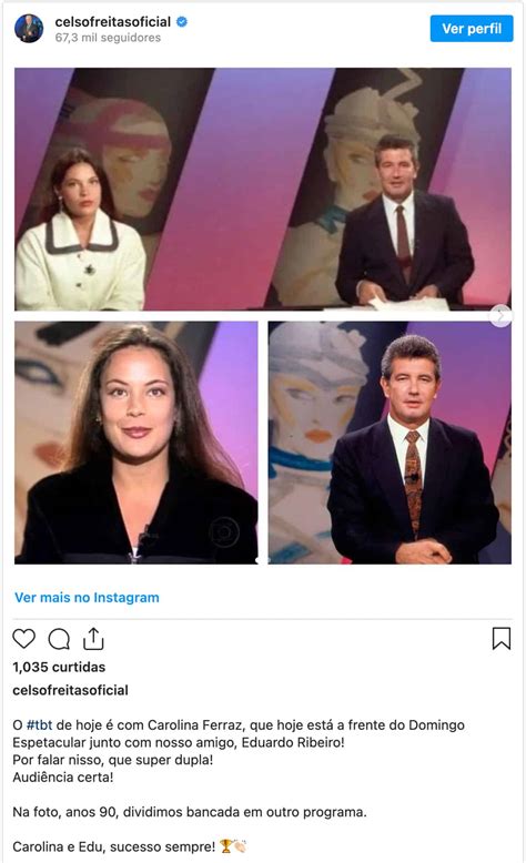 Após Ser Ignorado Celso Freitas Deu O Troco Na Globo Em Postagem Tv