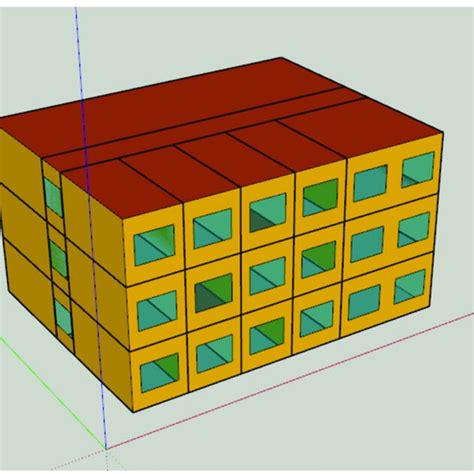 External Structure Of Dormitory Model Download Scientific Diagram