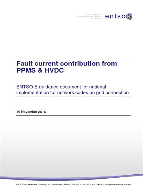 Igd Fault Current Contribution From Ppms Hvdc For Consultation