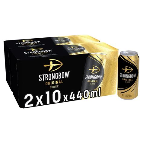 Strongbow Original Cider Can 10x440ml Bestway