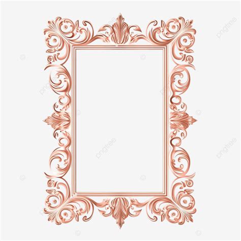 rectangle frame abstract decorative patterned border png modern frame