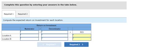 Solved Exercise 9 9 Algo Return On Investment Analysis Lo