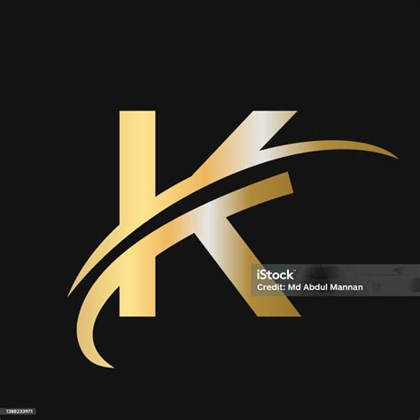 고급스러운 편지 K 로고 벡터 템플릿 현대적이고 간단한 디자인 K 로고타입 비즈니스 및 회사 정체성 현대 평면 및 미니멀리스트