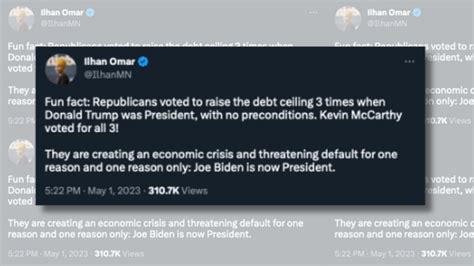 Did Gop Vote To Raise Debt Ceiling 3 Times With No Preconditions During