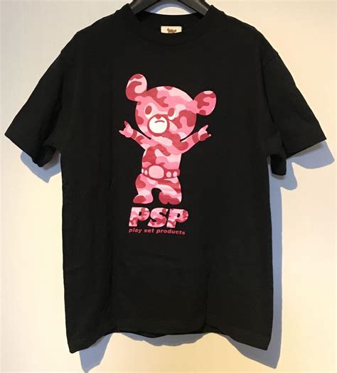 【中古】武藤ベアー Tシャツ 新日本プロレス グレートムタ 武藤敬司 ノア 迷彩 ピンク メルカリ