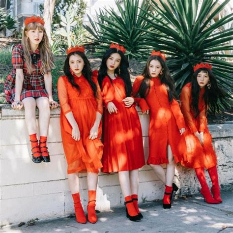 Red Velvet Outfits Peek A Boo Dresses Images 2024
