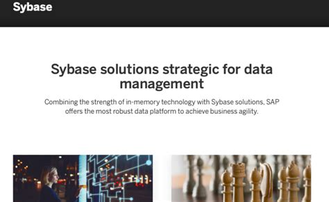 SAP Launch New SAP Sybase Website J Consulting Data Management Specialists