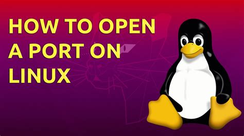 How To Open A Port On Linux Youtube