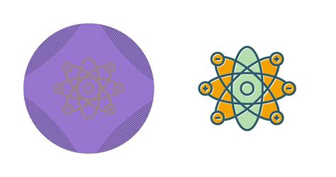 Atom Vector Icon 28872815 Vector Art At Vecteezy