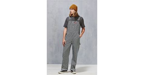 Dickies Hickory Stripe Bib Overall In Blue For Men Lyst