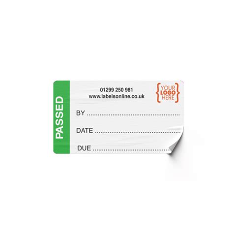 Custom Passed Labels 50x25mm Labels Online