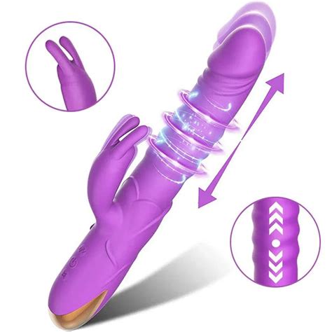 Realistic Thrusting Rabbit Vibrator Intimate Toy Xinghaoya
