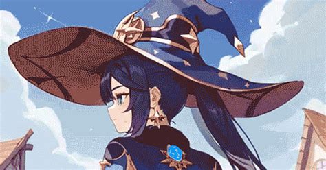 Mona Animatedmona Genshin Impact Mimic12のうごイラ Pixiv
