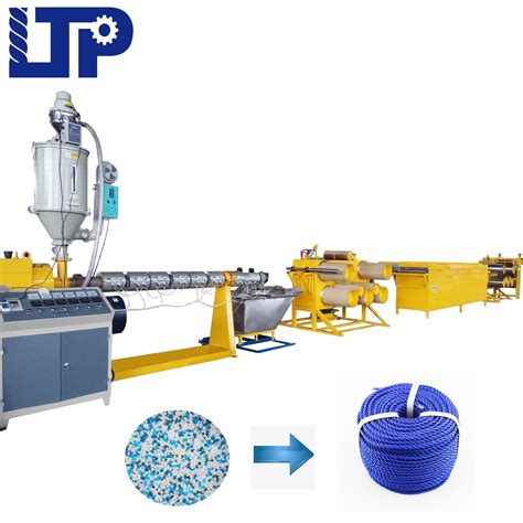 Single Screw Plastic Monofilament Extruding Machine Yarn Making Machine Machine And Plastic