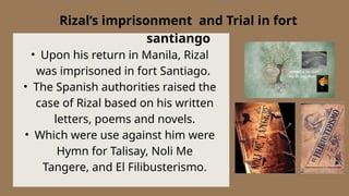 Chapter 6 Rizal Exile And Execution REPORT Pptx