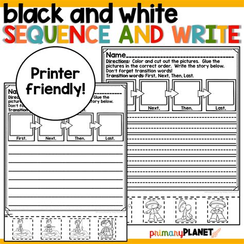 Winter Sequence Writing Activities Sequence Of Events Worksheets Winter Procedural Writing