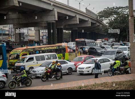 Traffic Snarl Up Caused By The Ongoing Africa Climate Summit In Nairobi
