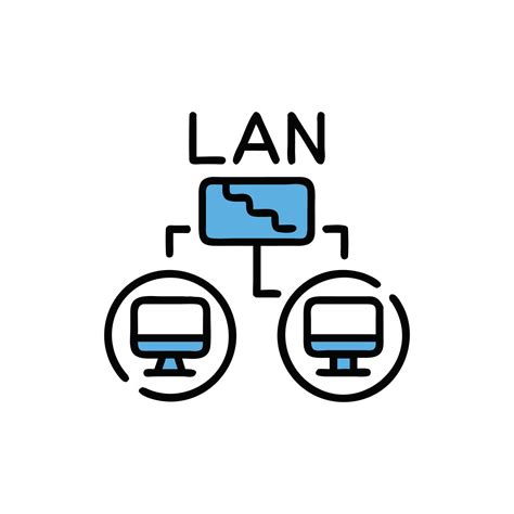 Hierarchical Network Diagram Showing Data Flow Between Devices 65411396