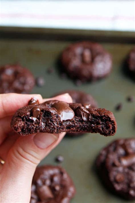 Double Chocolate Spelt Cookies Recipe Leelalicious