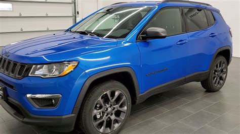 2021 Jeep Compass 80th Anniversary Edition 4x4 Laser Blue Walk Around Review 21j67 Sold Youtube