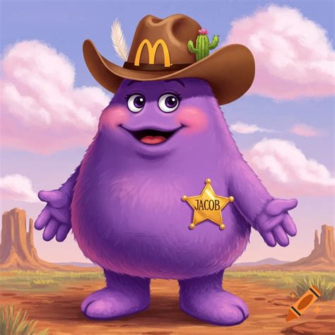 Mcdonalds Purple Mascot