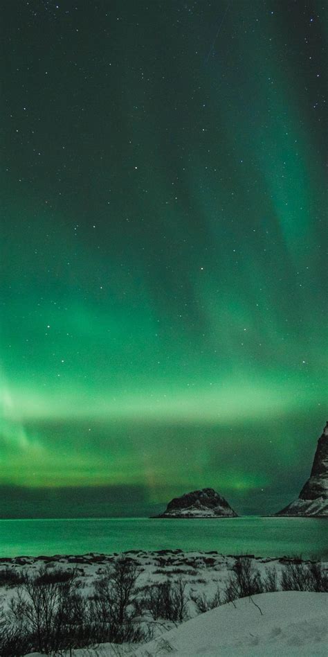 Green Northern Lights Wallpapers Top Free Green Northern Lights