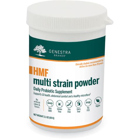 Hmf Multi Strain Powder 21 Oz By Seroyal Genestra Clinical Nutrition