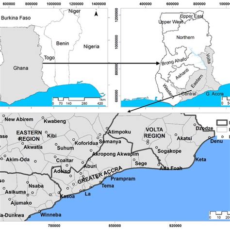 Spatial Governance Structure Of Ghana Download Scientific Diagram