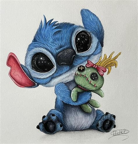 Cómo Dibujar A Stitch De Lilo And Stitch Con Lápices Versión Realista