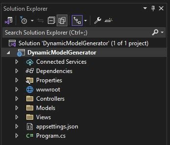 Generate Dynamic Models In C NET MVC From Database
