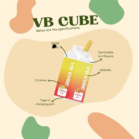 Vipo Vb Cube 12k Puffs 4 In 100 Lazada Ph
