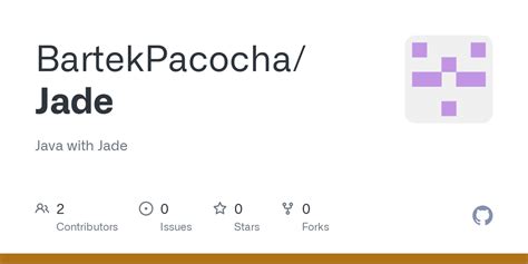 Github Bartekpacocha Jade Java With Jade